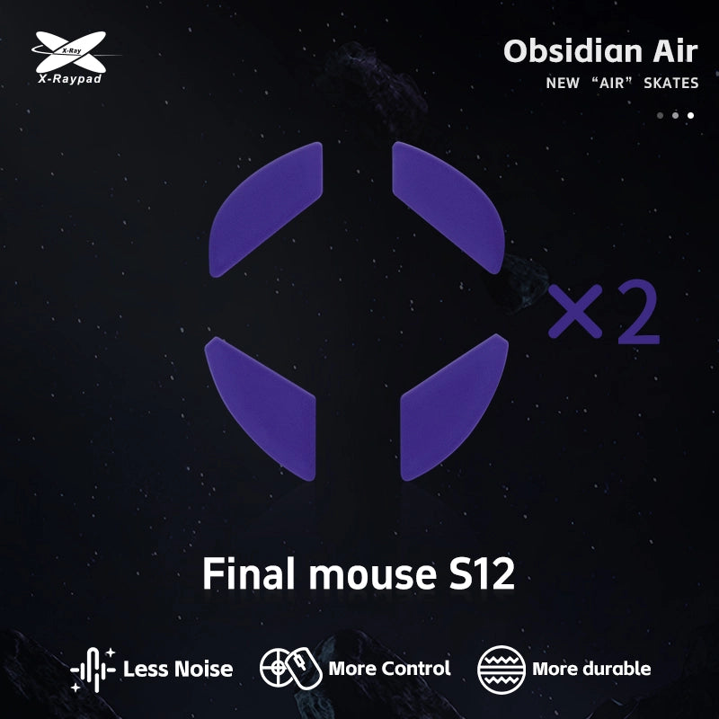 Obsidian AIR – Finalmouse Starlight-12 / UltralightX – Micemod